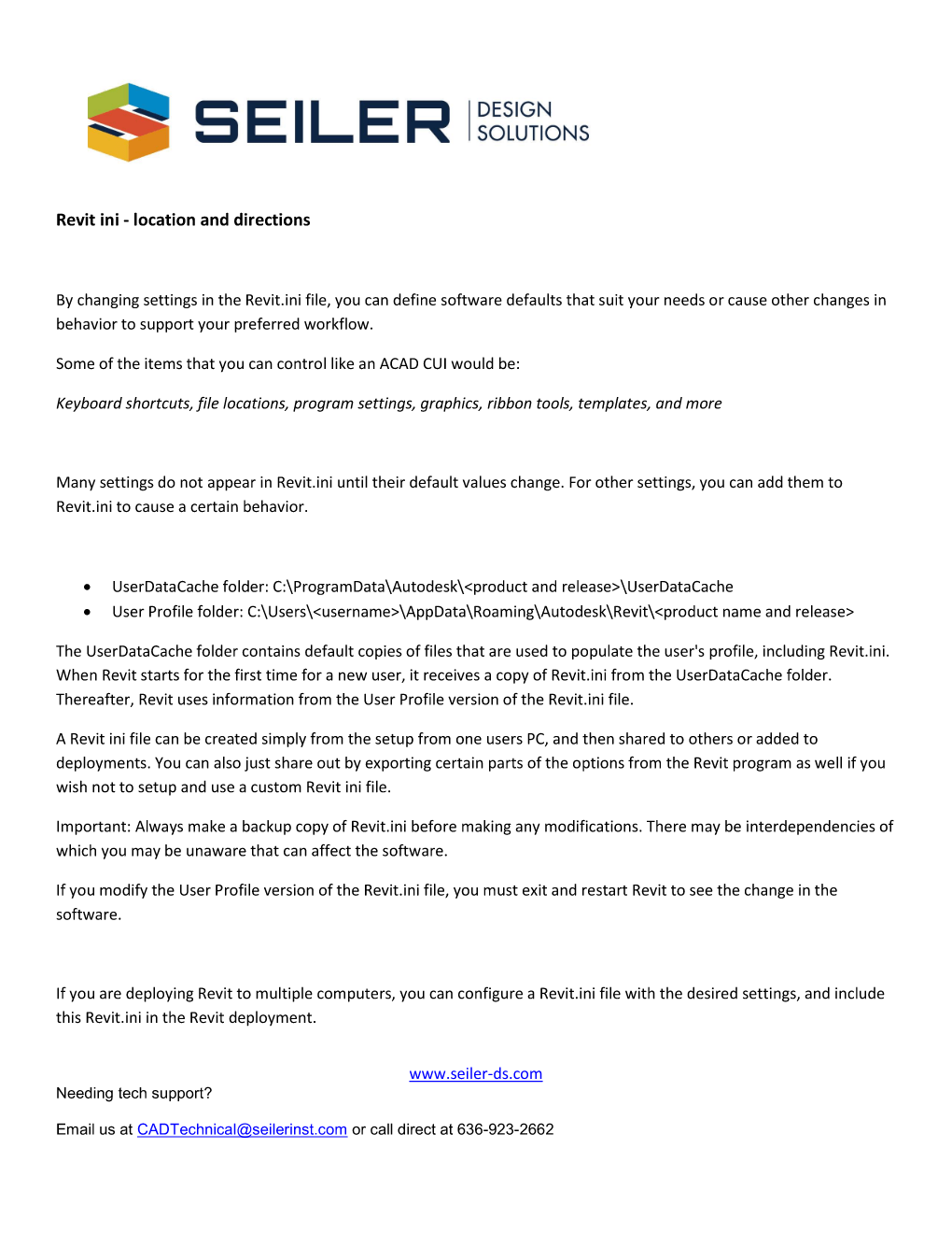Customize Autodesk Revit for yourself and the office with a custom ini ...